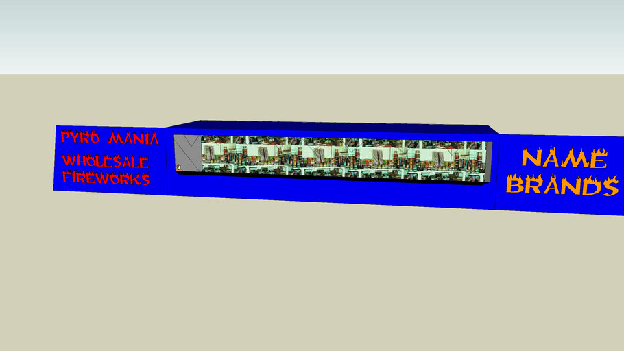 firework stand 2 | 3D Warehouse
