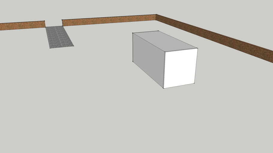 20' Shipping Container - Plain | 3D Warehouse