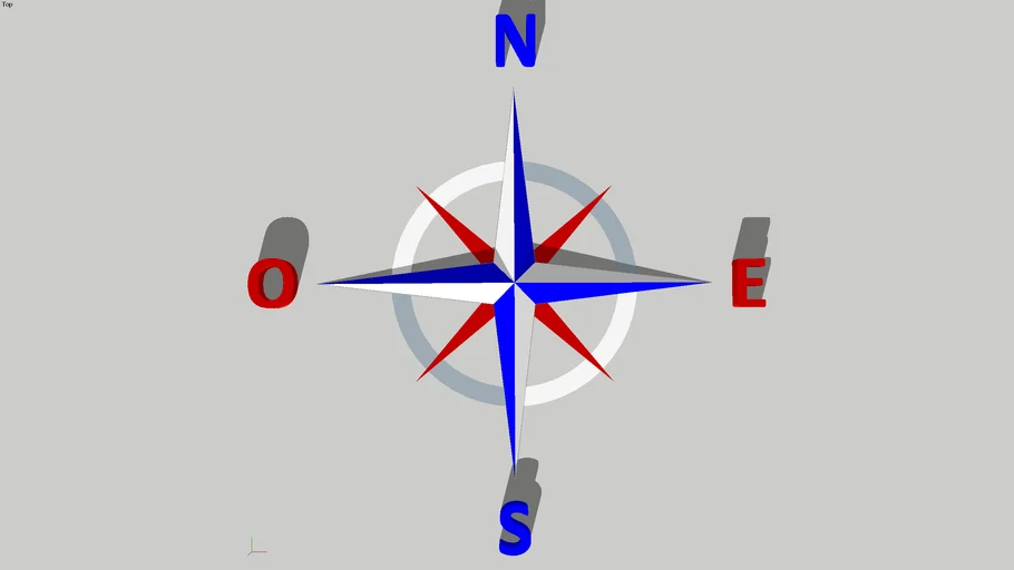 Rose des Vents - Compass rose | 3D Warehouse