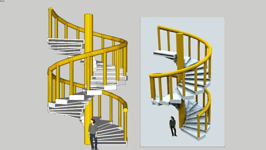 Circular Stairs | 3D Warehouse