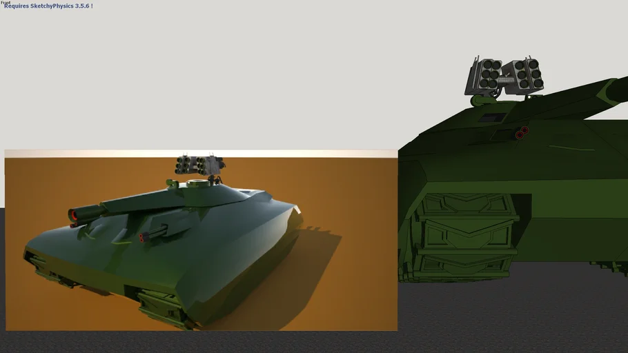 stealth tank sketchyphysics maxwell texturized | 3D Warehouse