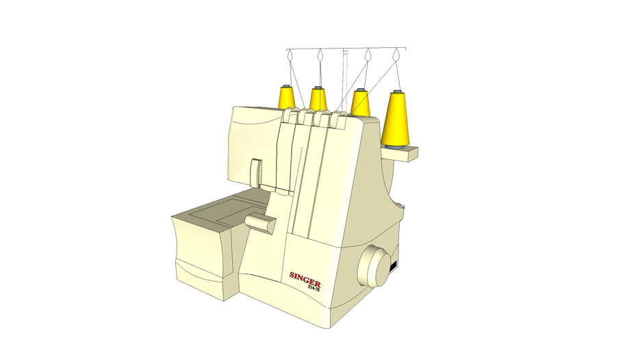 SINGER overlock S14-78 LIDL | 3D Warehouse