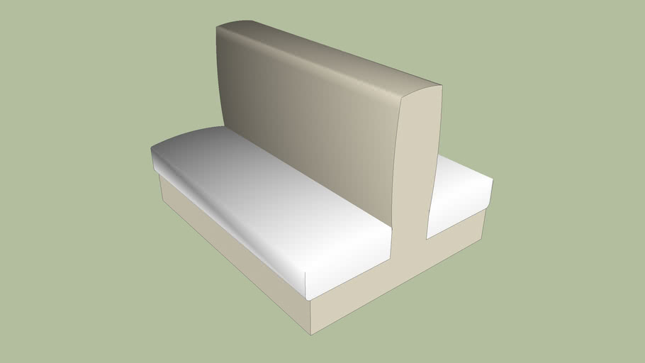 restaurant booth seating | 3D Warehouse