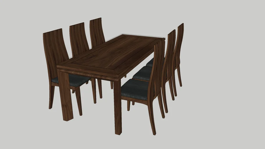 dinner table | 3D Warehouse