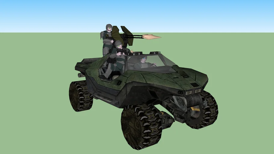 Halo Warthog | 3D Warehouse