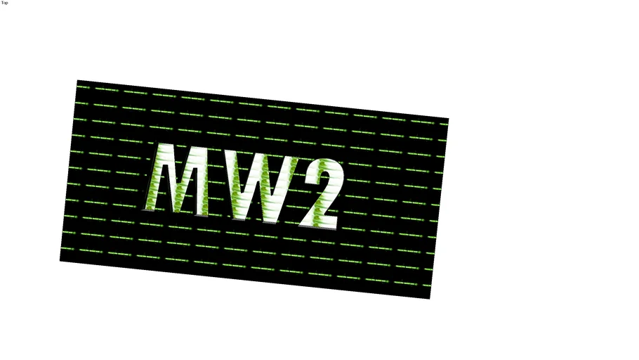 Logo cod mw2 | 3D Warehouse