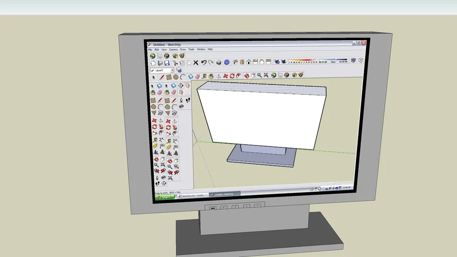 Large LCD Monitor | 3D Warehouse