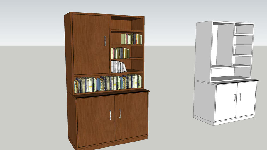 Wooden Showcase | 3D Warehouse