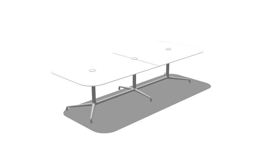 Coalesse, SW_1, Conference Table, Rectangle, 2pc, Laminate, 48x120x28.5 ...
