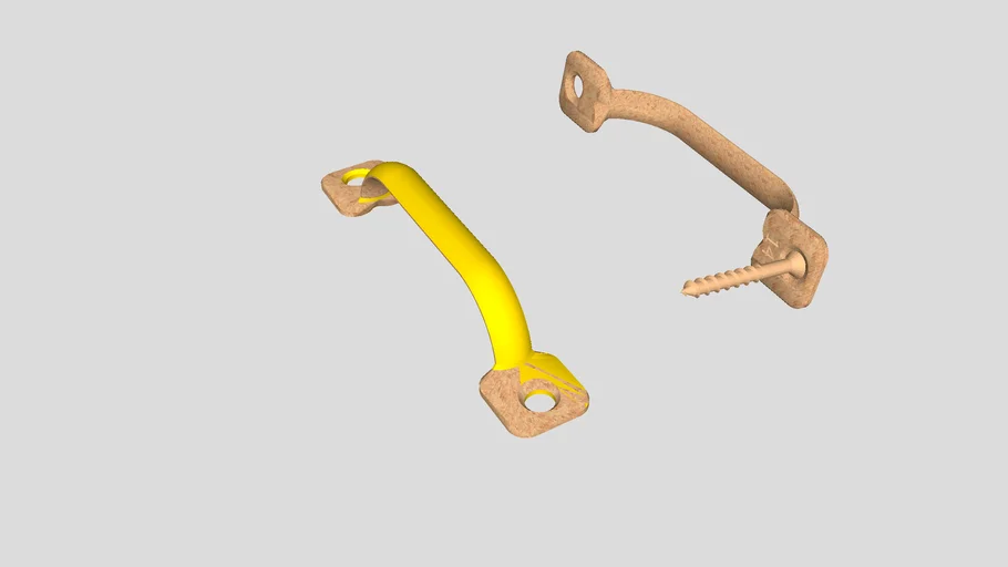 Handle Brass | 3D Warehouse