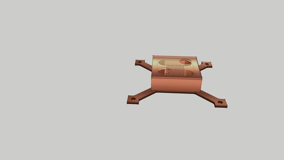 Water Block CPU socket 1155 | 3D Warehouse