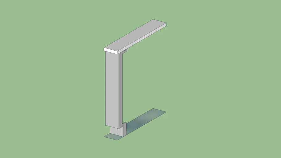 6' Vertical Filler Panel - Back Application | 3D Warehouse