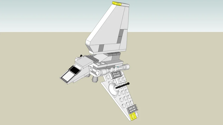 Lego Star Wars Mini Imperial Shuttle | 3D Warehouse