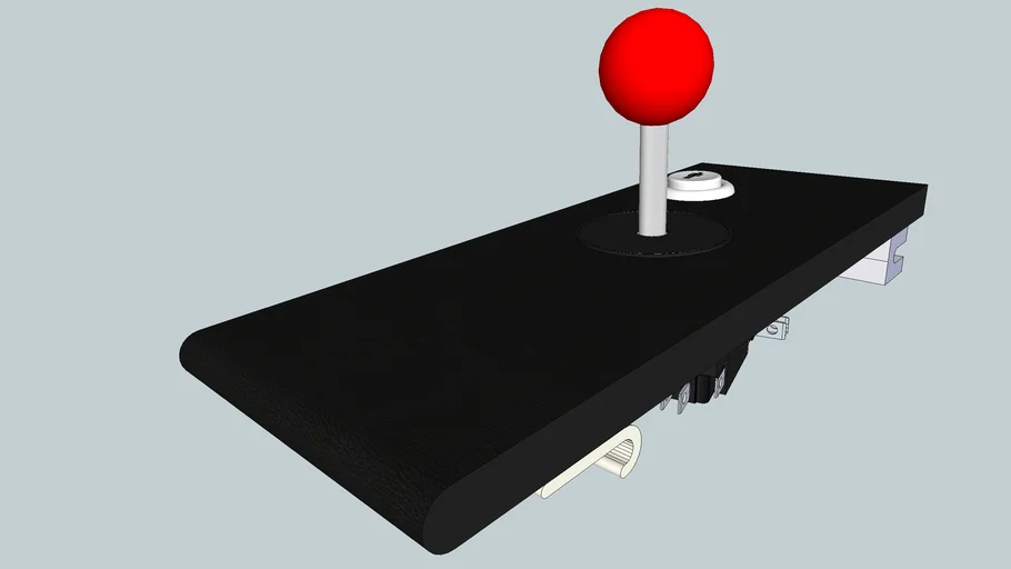 4' Modular Panel Angled mounting of joystick | 3D Warehouse