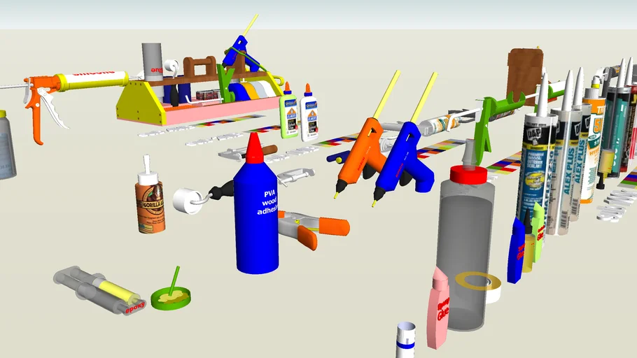 adhesive props | 3D Warehouse