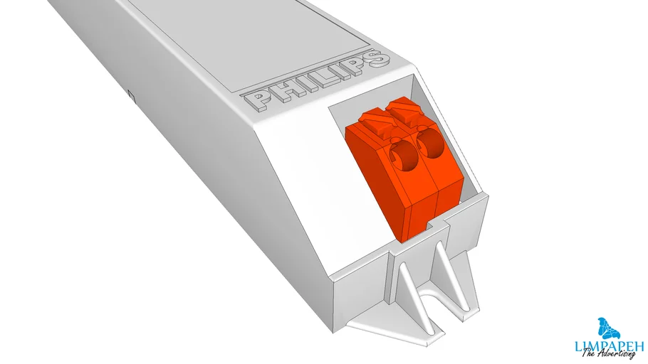 Philips Electronic Ballast EB-C 136 TL-D 220-240 EP | 3D Warehouse
