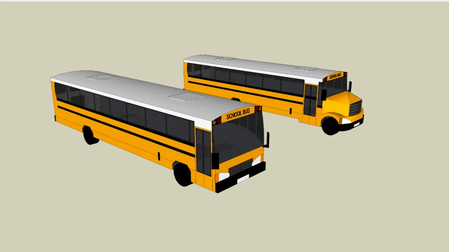 School Bus | 3D Warehouse