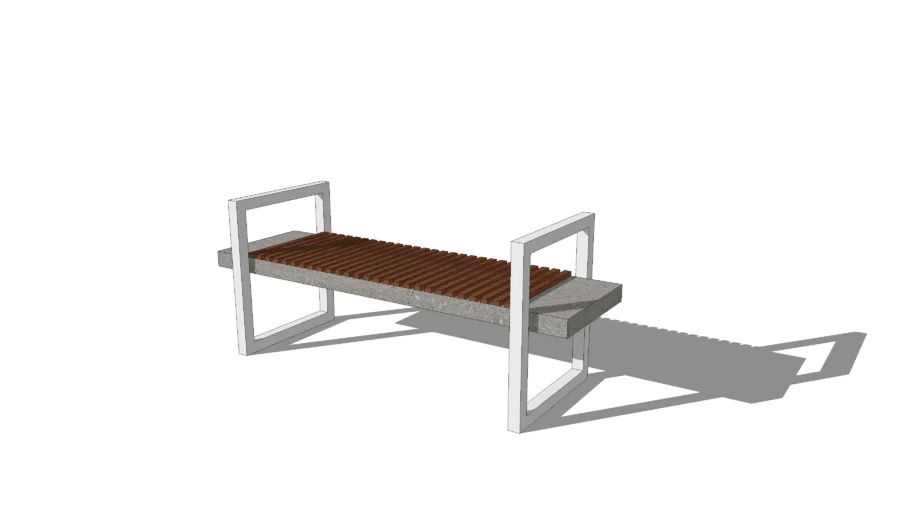 CITYSCAPE BENCH 2 | 3D Warehouse