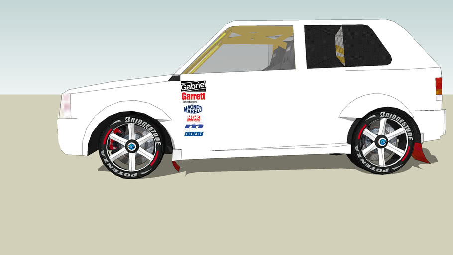 Fiat Panda Autocross Group B rally car J240ACC | 3D Warehouse