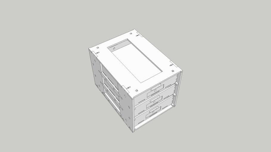 Modular general purpose storage system, for workshop tools and ...