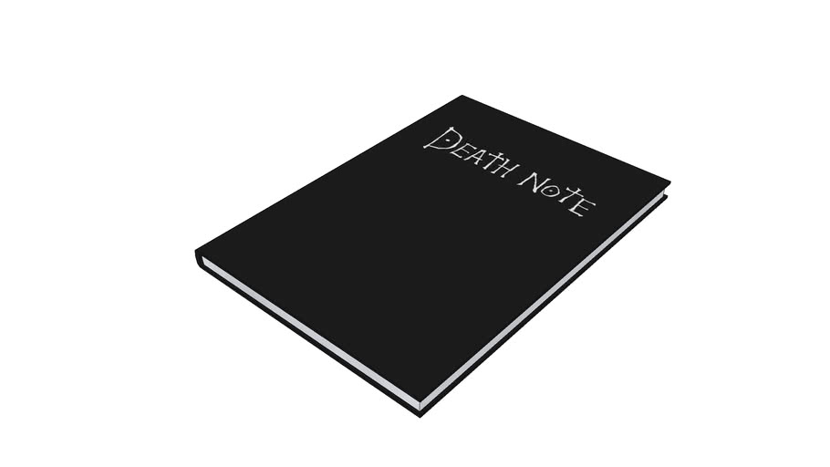 death note 3d book | 3D Warehouse