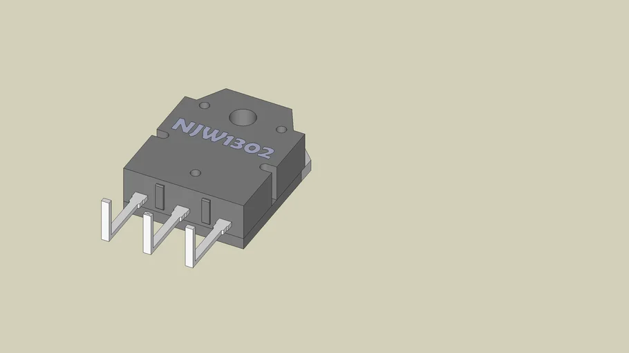 TO-3P NJW1302 NJW3281 NJW0302 NJW0281 | 3D Warehouse