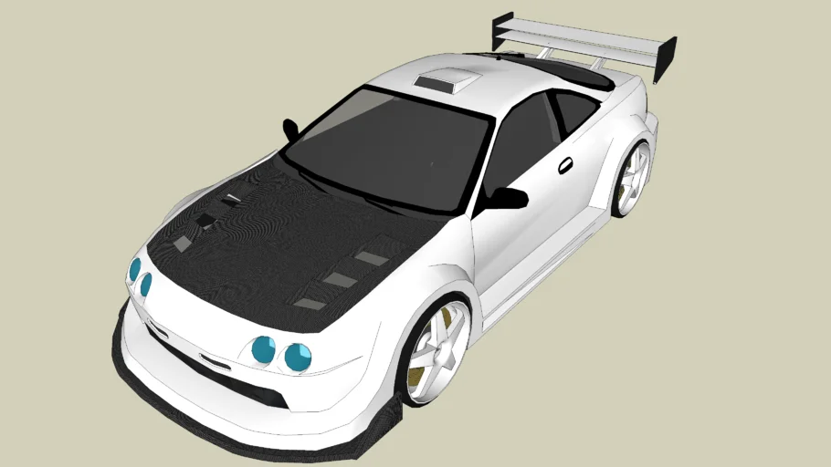 Tuned Honda Integra | 3D Warehouse