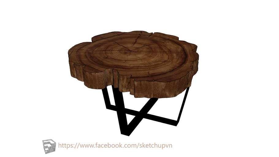 Wooden Side Table Meja Kayu 2 | 3D Warehouse