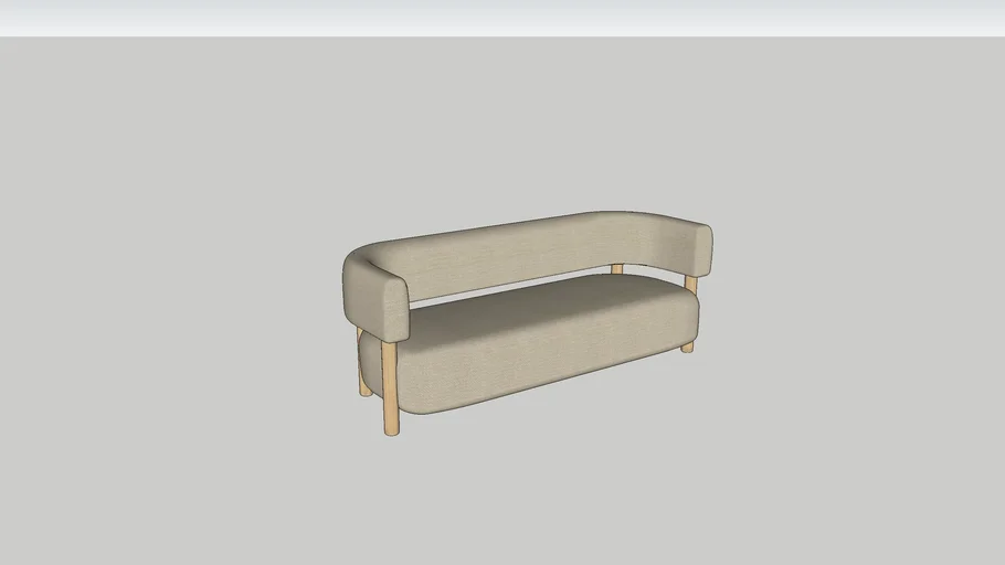 N-S03 (2.5 Seater) - Karimoku Case Study | 3D Warehouse
