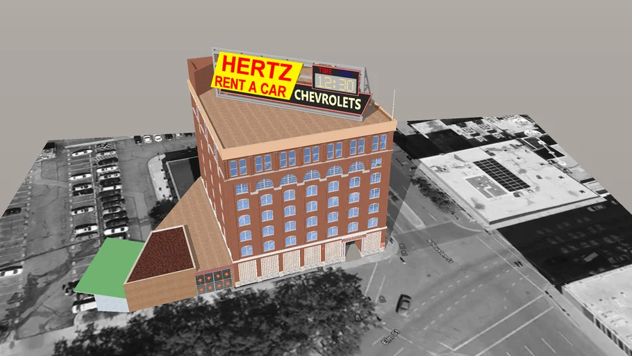 Texas School Book Depository (as in 1963) | 3D Warehouse