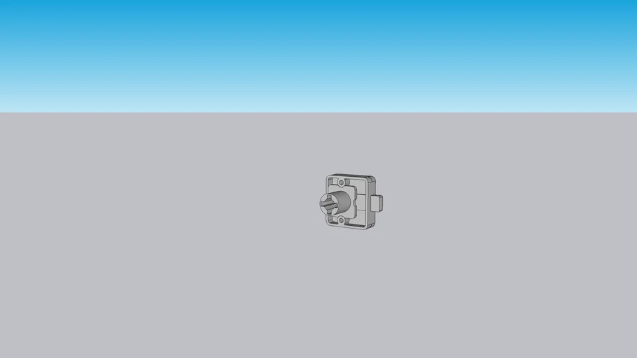 Cylinder slam lock | 3D Warehouse