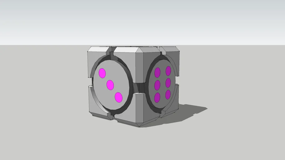 Companion Cube Die | 3D Warehouse