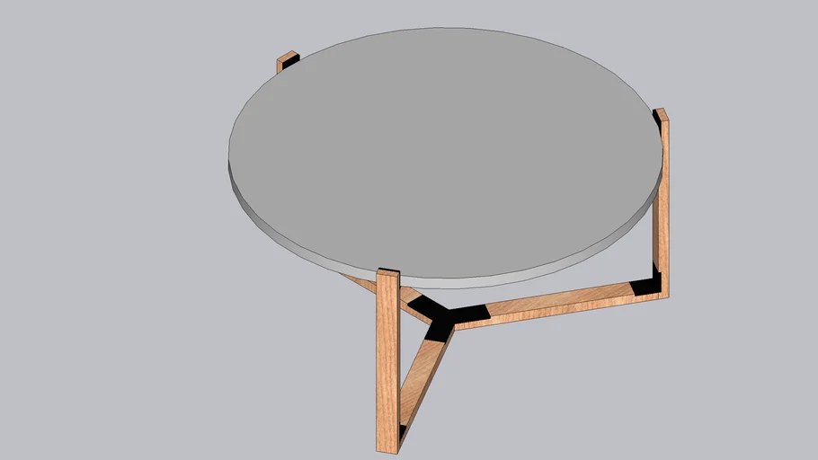 Mesa de concreto Tulum | 3D Warehouse