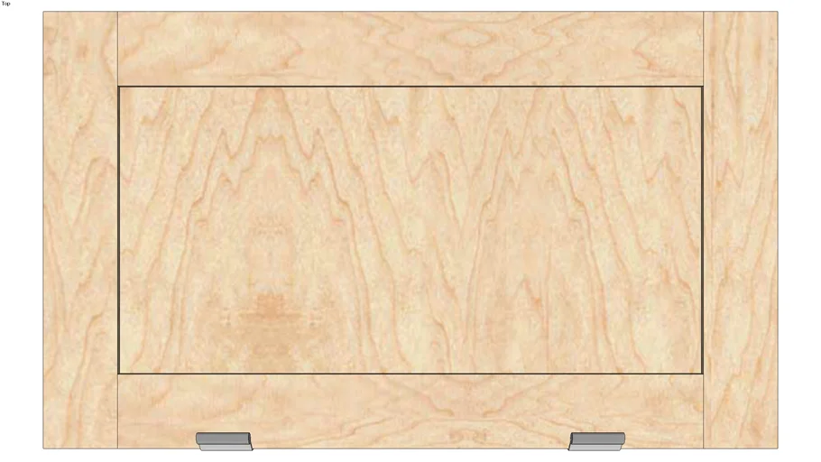 Wall Refrigerator Top Hinge 18Hx24D | 3D Warehouse