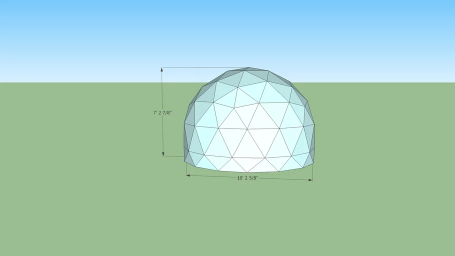 Gigloo - geodesic igloo | 3D Warehouse