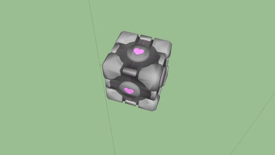 Companion Cube | 3D Warehouse