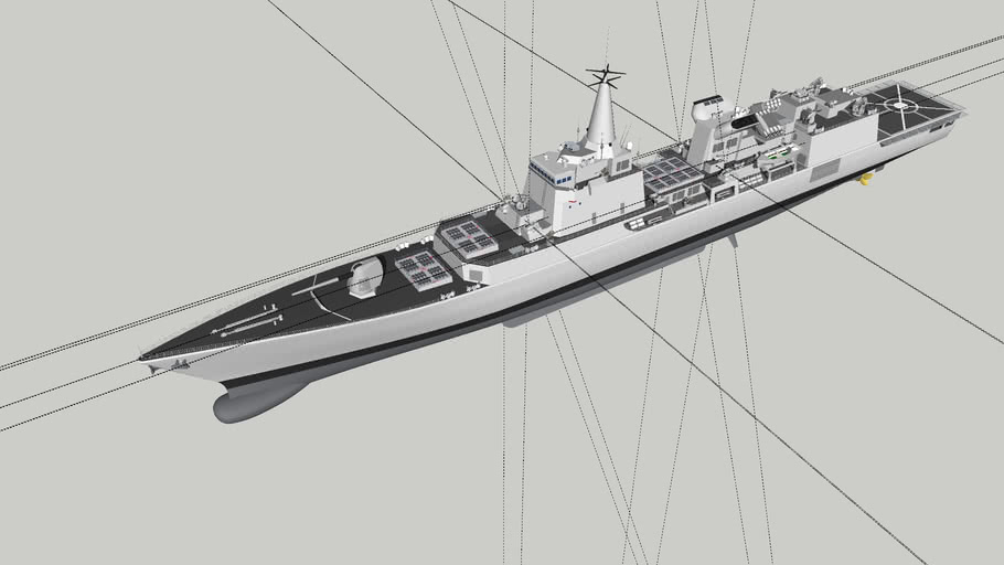 ADVANCED+MULTI+ROLE+FRIGATE+MEKO_3000GR+MK1 | 3D Warehouse