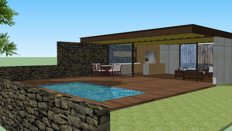Palapa contemporanea | 3D Warehouse