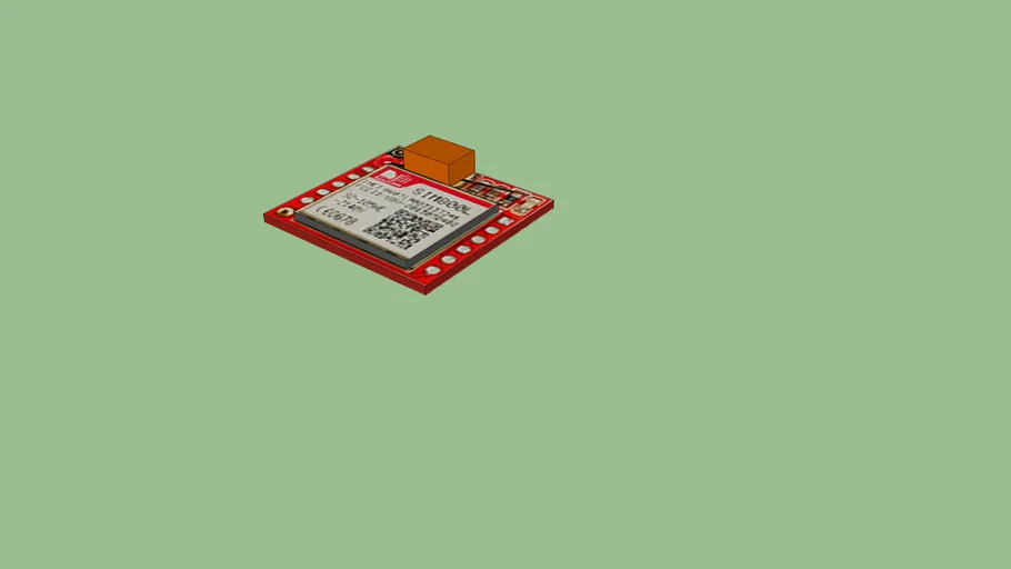 Arduino gsm SIM800L | 3D Warehouse