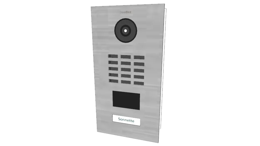 Interphone Doorbird D2101v | 3D Warehouse