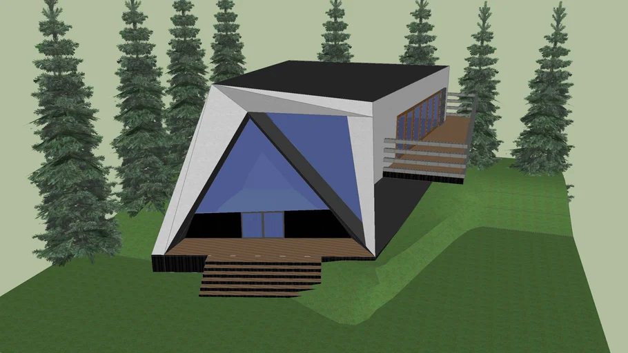 Minimalist house in the woods | 3D Warehouse