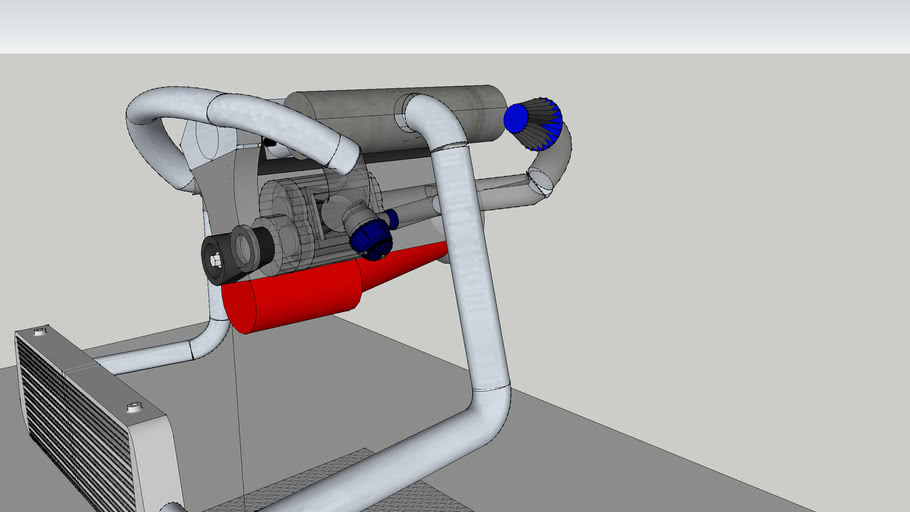 Twincharged Engine | 3D Warehouse