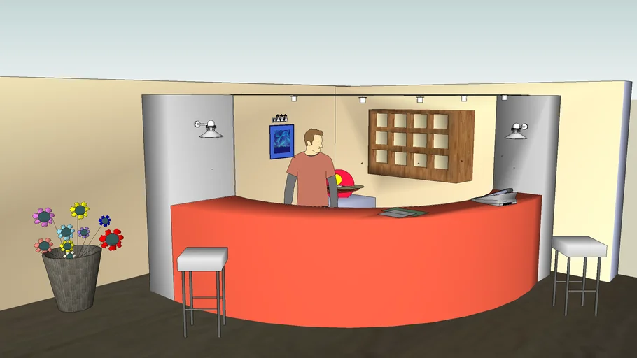 RECEPTION A L'HOTEL | 3D Warehouse