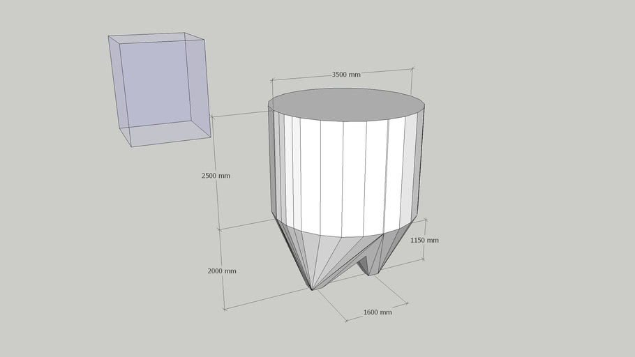 two way hopper | 3D Warehouse