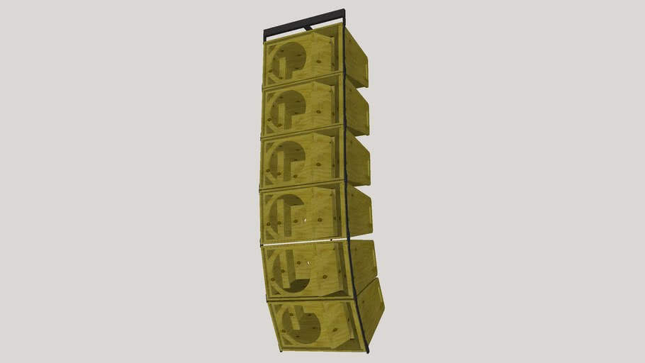DIY Line Array with Rigging | 3D Warehouse