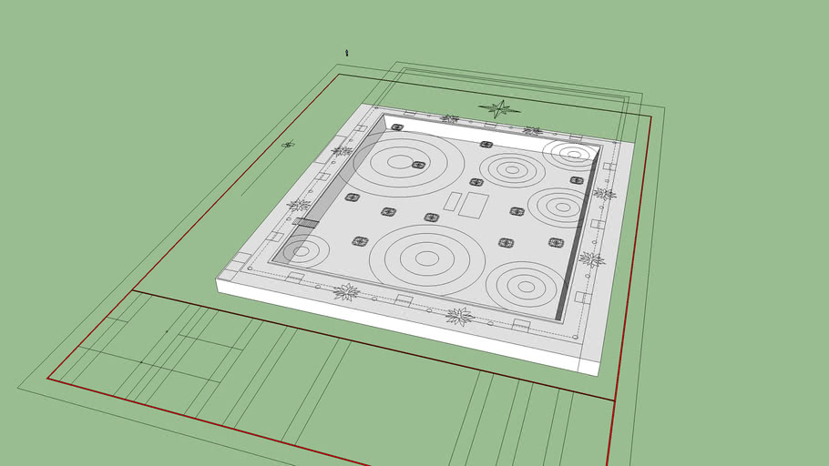 kolam pancing skala m | 3D Warehouse