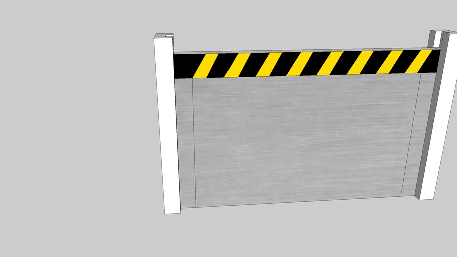 Portable Flood Barrier | 3D Warehouse