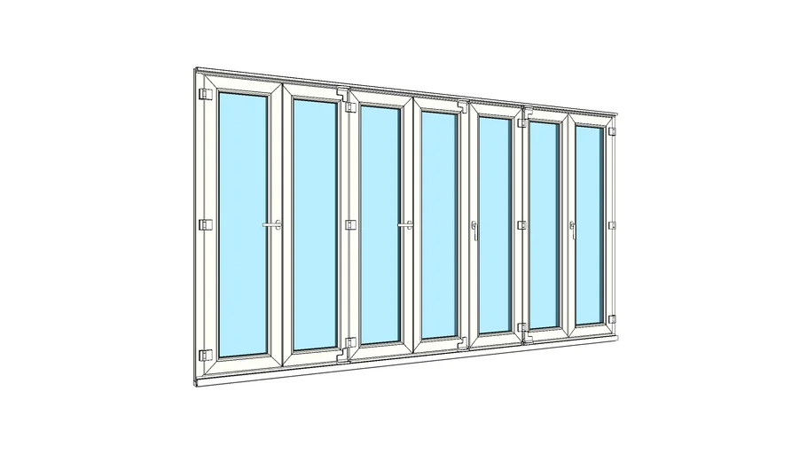 Окно семистворчатое SOFTLINE FS 743 | 3D Warehouse