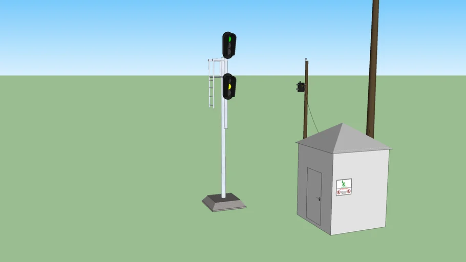 railroad signal pack | 3D Warehouse
