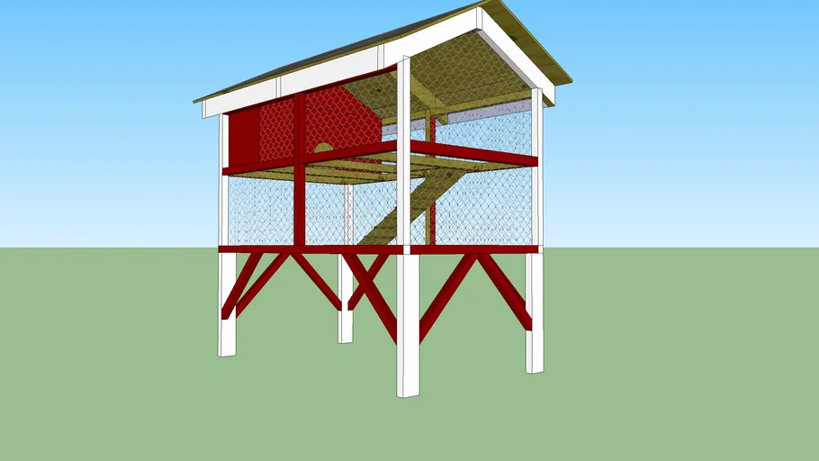 2 Story Rabbit Hutch | 3D Warehouse